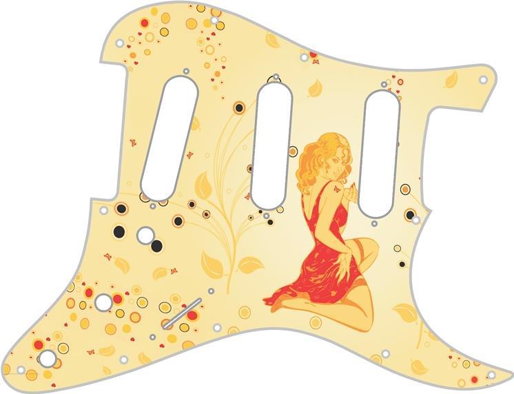 Stratocaster Pickguard Custom Fender SSS 11 Hole Guitar Pick Guard ...