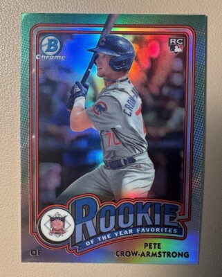 2024 Bowman #ROY-13 Pete Crow-Armstrong Rookie of the Year Favorites ...
