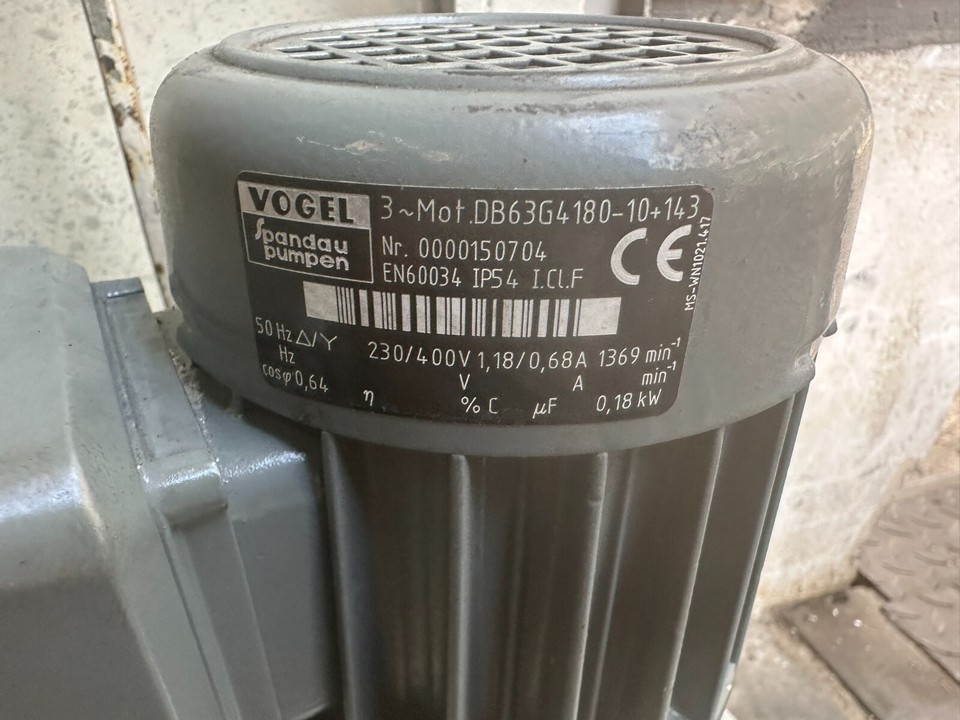 Vogel lubrication pump system | eBay