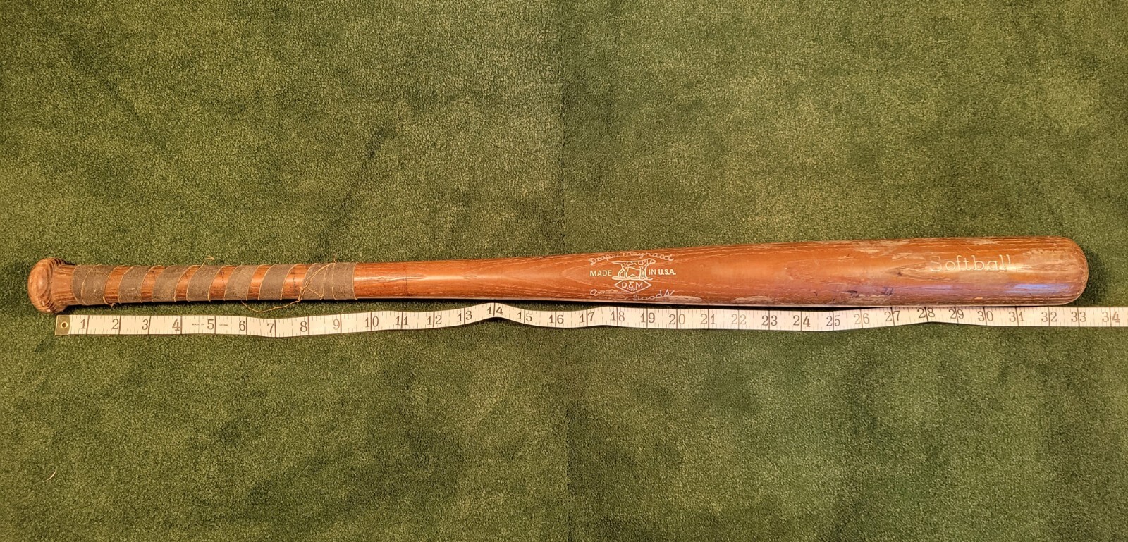 Vintage Draper & Maynard D&M Model DS68 Baseball Softball Bat with ...