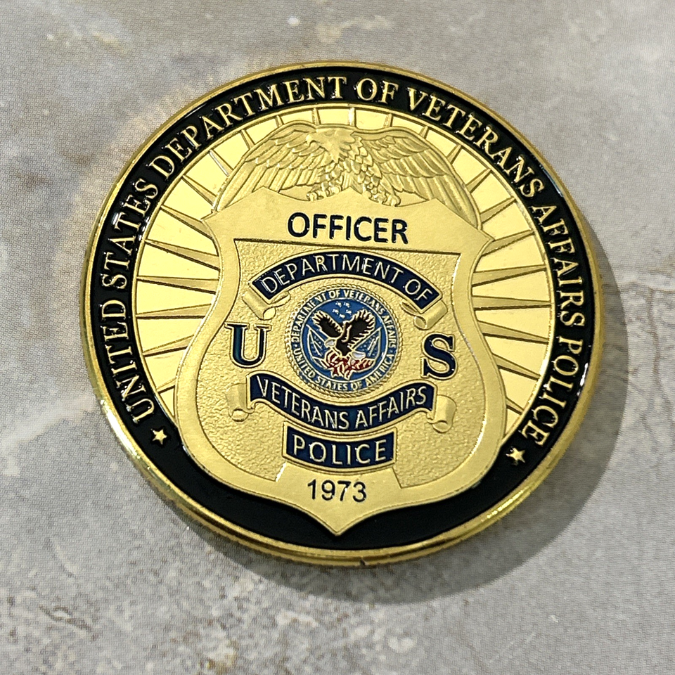 VA U S Dept of Veterans Affairs Police Challenge Coin Brand New | eBay