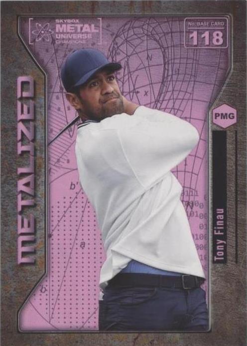2021 Skybox Metal Universe Champions - Metalized Rookies Tony Finau ...