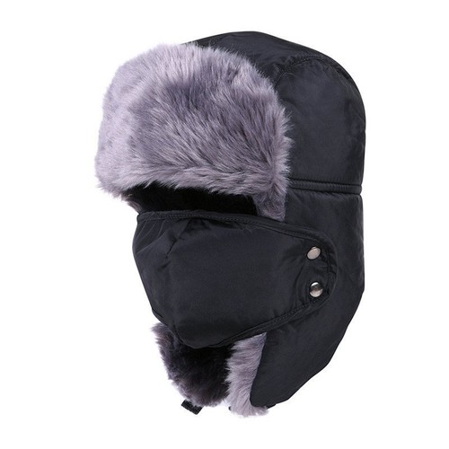 2016 Men Women Winter Russian Hat Trooper Snow Ski Ushanka Waterproof ...