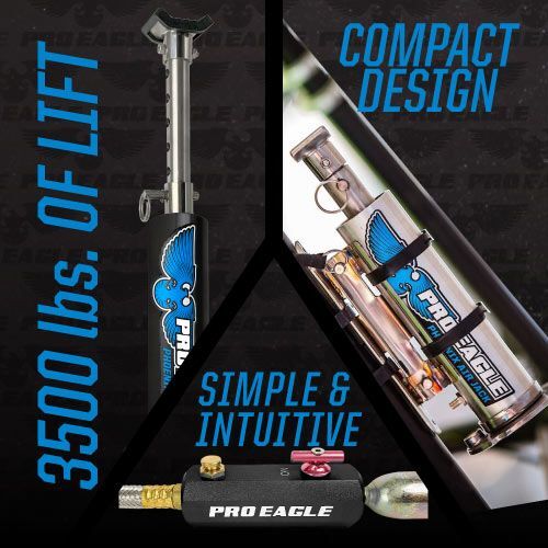 Pro Eagle Phoenix CO2 Black Off Road/UTV/Xtreme Vehicles Air Jack ...