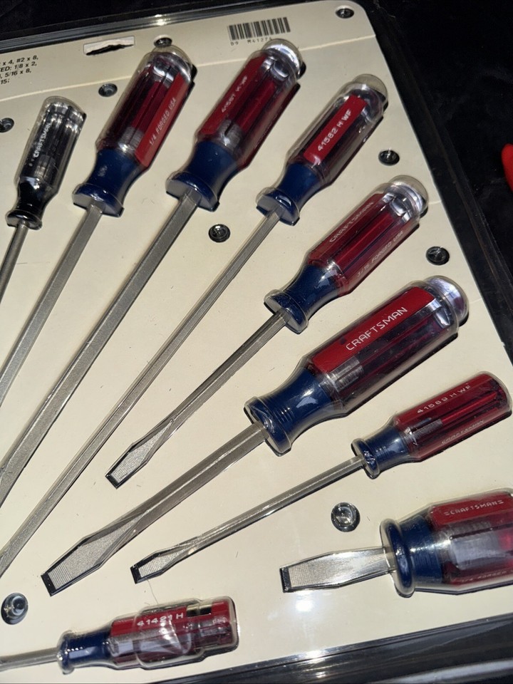 Sears Craftsman USA Nos Huge 18pc Screwdriver Set In Special Value Pkg ...