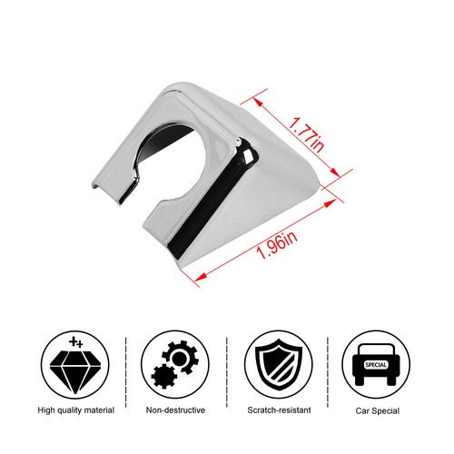 Chrome Front Center Grill Mesh Insert Camera Cover Trim For 2021+ Ford ...
