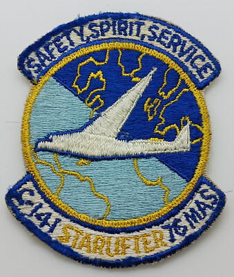 USAF C-141 Starlifter 76 MAS Patch | eBay