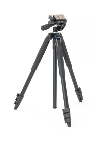 SLIK Sprint PRO III aluminium Stativ Tripod mit 3 axis head SH-704E ...