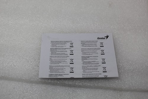 Speakers Genius SP-S110 Stereo / Computer / CD / MP3 Black 100W-Wired ...