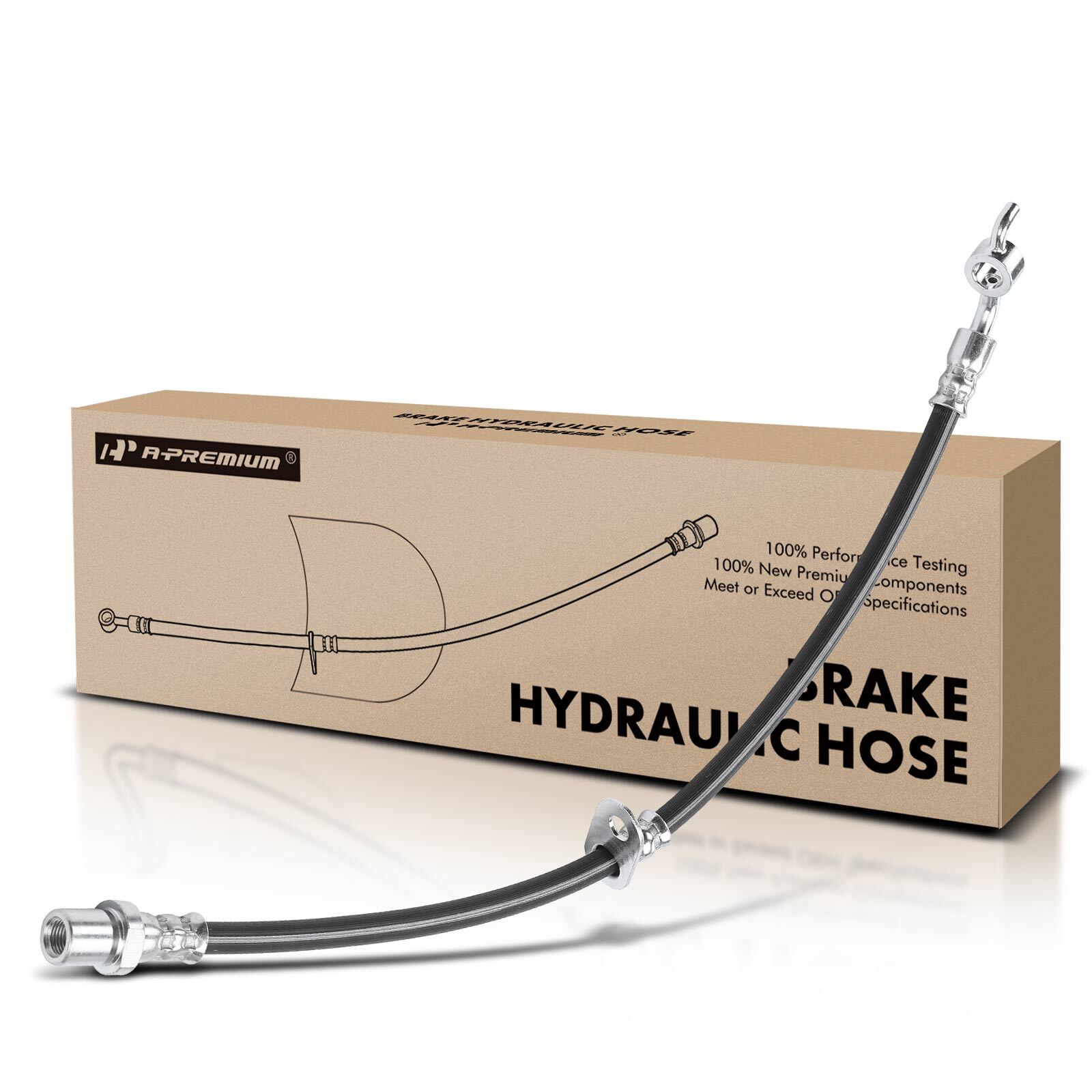 A-Premium Brake Hydraulic Hose Rear LH for Subaru Impreza 2013 2014 ...