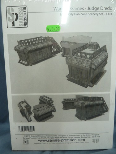 Judge Dredd Mega City Hab Zone Scenery Set JD03. New & Sealed. Warlord ...