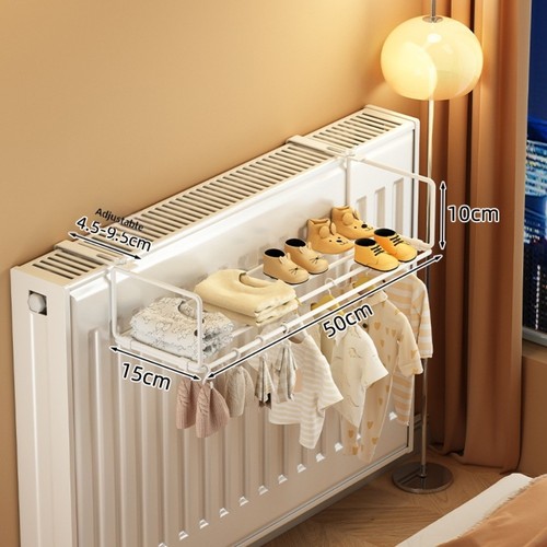 Portable Adjustable Metal Radiator Drying Rack SpaceSaving Lightweight ...