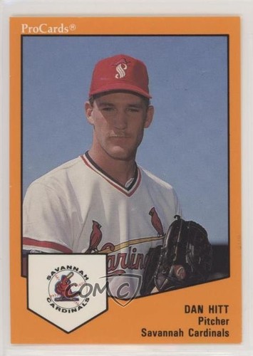 1989 ProCards Minor League Team Sets Dan Hitt #369 0t2 | eBay