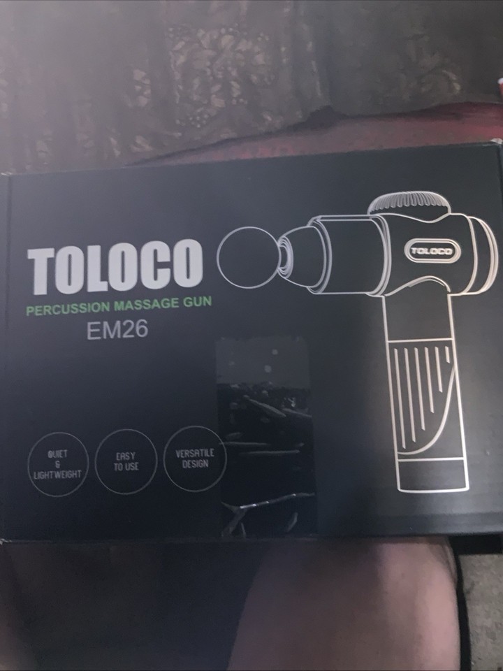 Toloco EM26 Handheld Cordless Full Body Percussion Massage Gun | eBay
