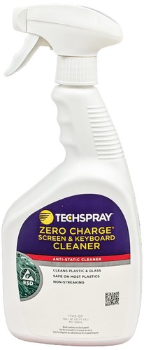 TechSpray Zero Charge Screen & Keyboard Cleaner, 1 Quart Spray Bottle (1743-QT) | eBay