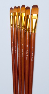 NEW! 6 pc Filbert Brush Set ONLY $9.95 | eBay