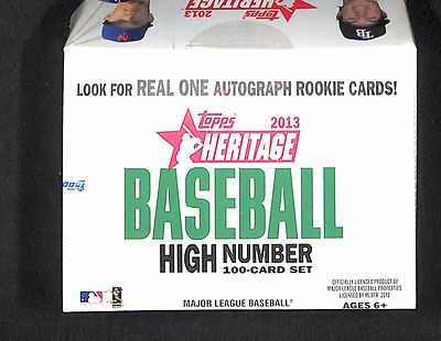 2013 Topps Heritage Baseball Sealed High Number Factory Set | eBay