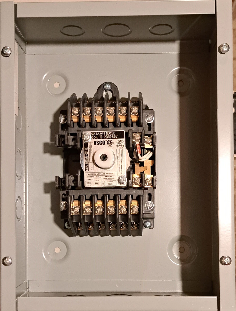 Asco 6 Pole Lighting Contactor | Shelly Lighting