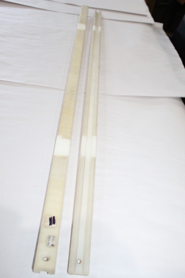 Set Yamaha Snowmobile Replacement Profile 16 White Slides Hyfax 41" | eBay