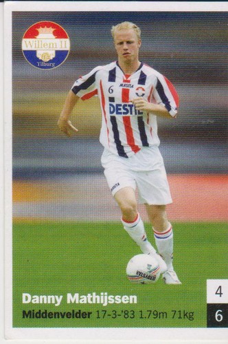 AH 2008-2009 Panini Like sticker #264 Danny Mathijssen Willem II ...