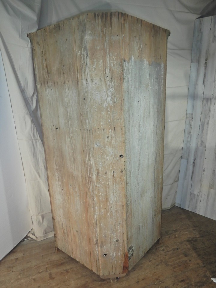 Antique Primitive Corner Cupboard Cabinet Panel 4 Door Pine Rustic | eBay