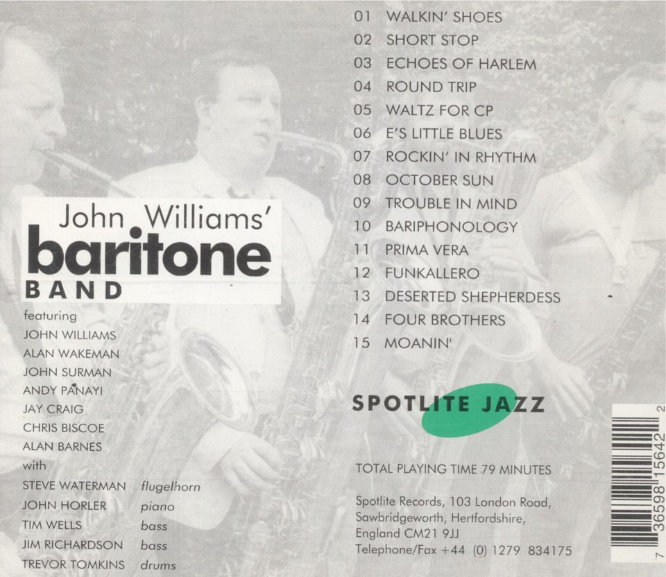 John Williams' Baritone Band - John Williams' Baritone Band CD | eBay
