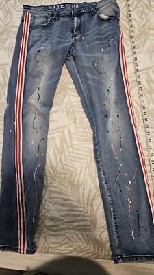 Kilogram Mens Skinny Stretch Jeans Sz 36 x 31 Denim | eBay
