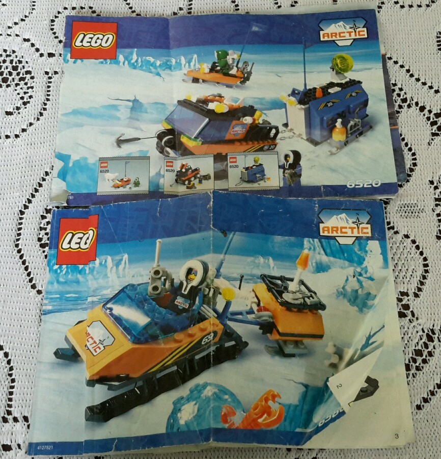 Legos Arctic # 6520/6586 Mobile Outpost/Polarscout Instructions Manual ...