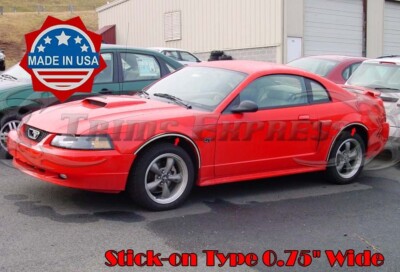 for: 1999-2004 Ford Mustang Fender Wheel Well Lip Trim Stainless Stick ...