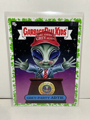2020 Gpk 35th Anniversary Green Grey-Party Artie Illegal Alien 51a ...