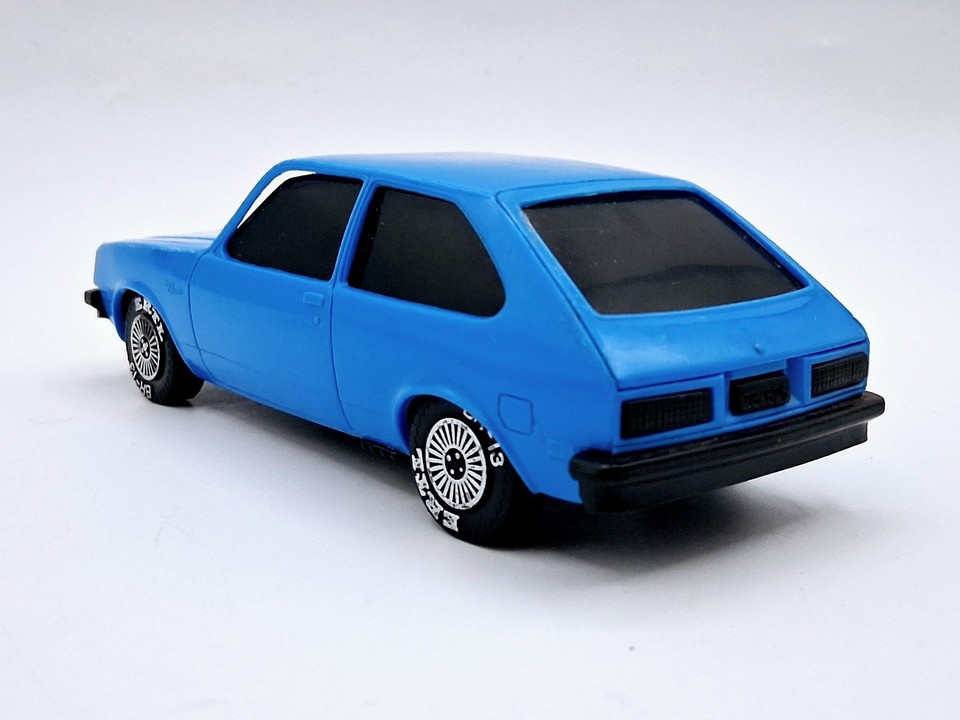 Vintage 1980s Ertl Brand Chevrolet Chevette Blue Plastic Car 1/25 Scale ...