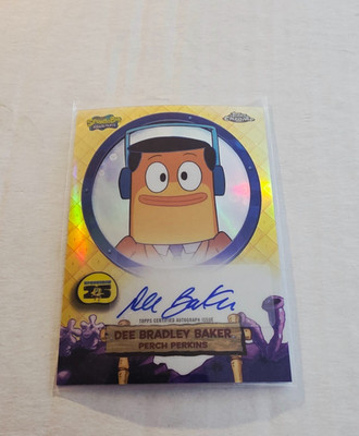 2025 Topps SpongeBob Perch Perkin Auto dee Bradley baker | eBay