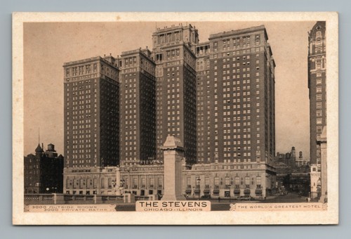 The Stevens, Chicago, Illinois Postcard | eBay