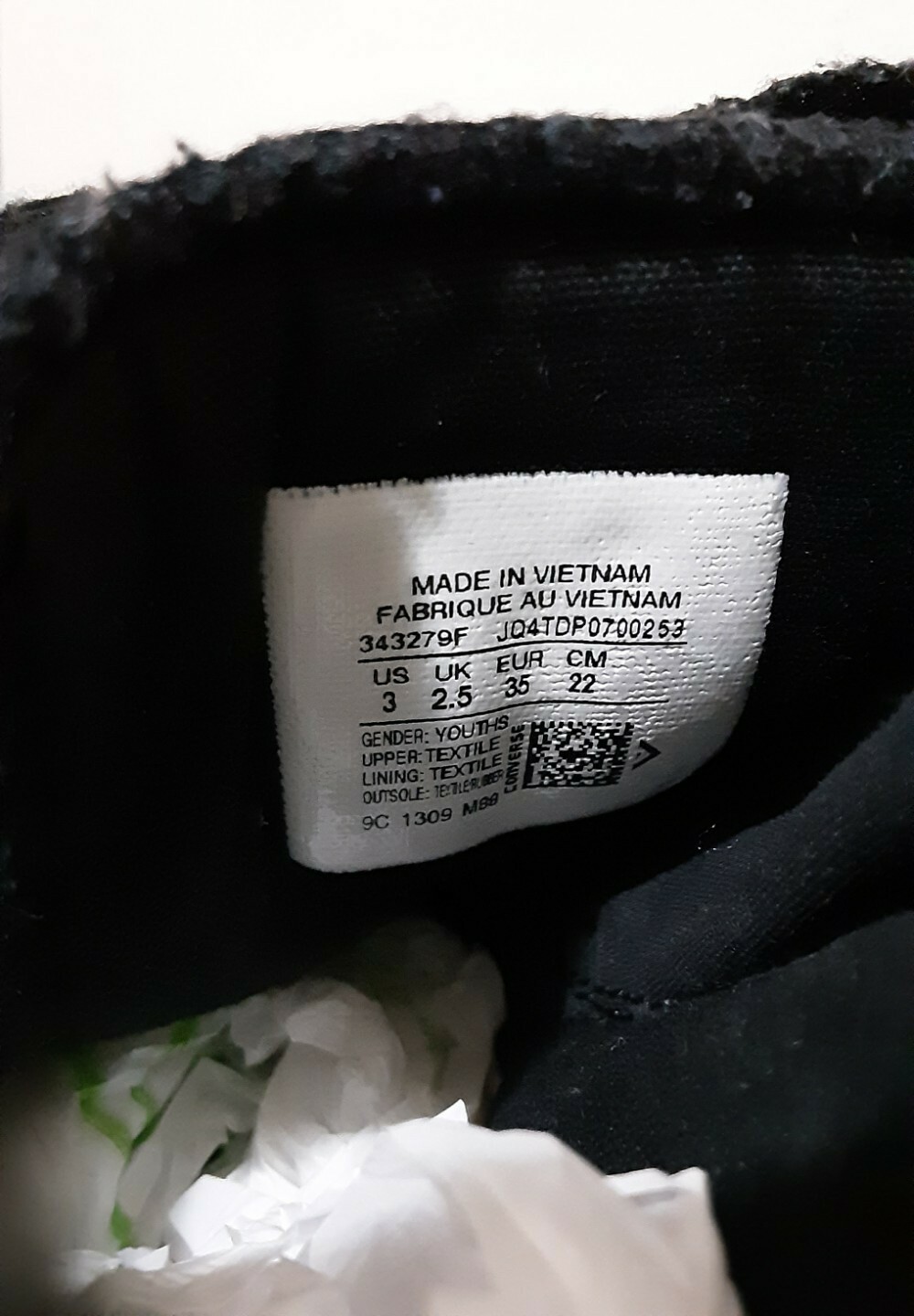 Converse All Star Girls Block Party Blue & Purple High Top Multicolored ...