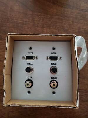 Panel Crafters Dual VGA S Video RCA Mono Pass Through Panel | eBay
