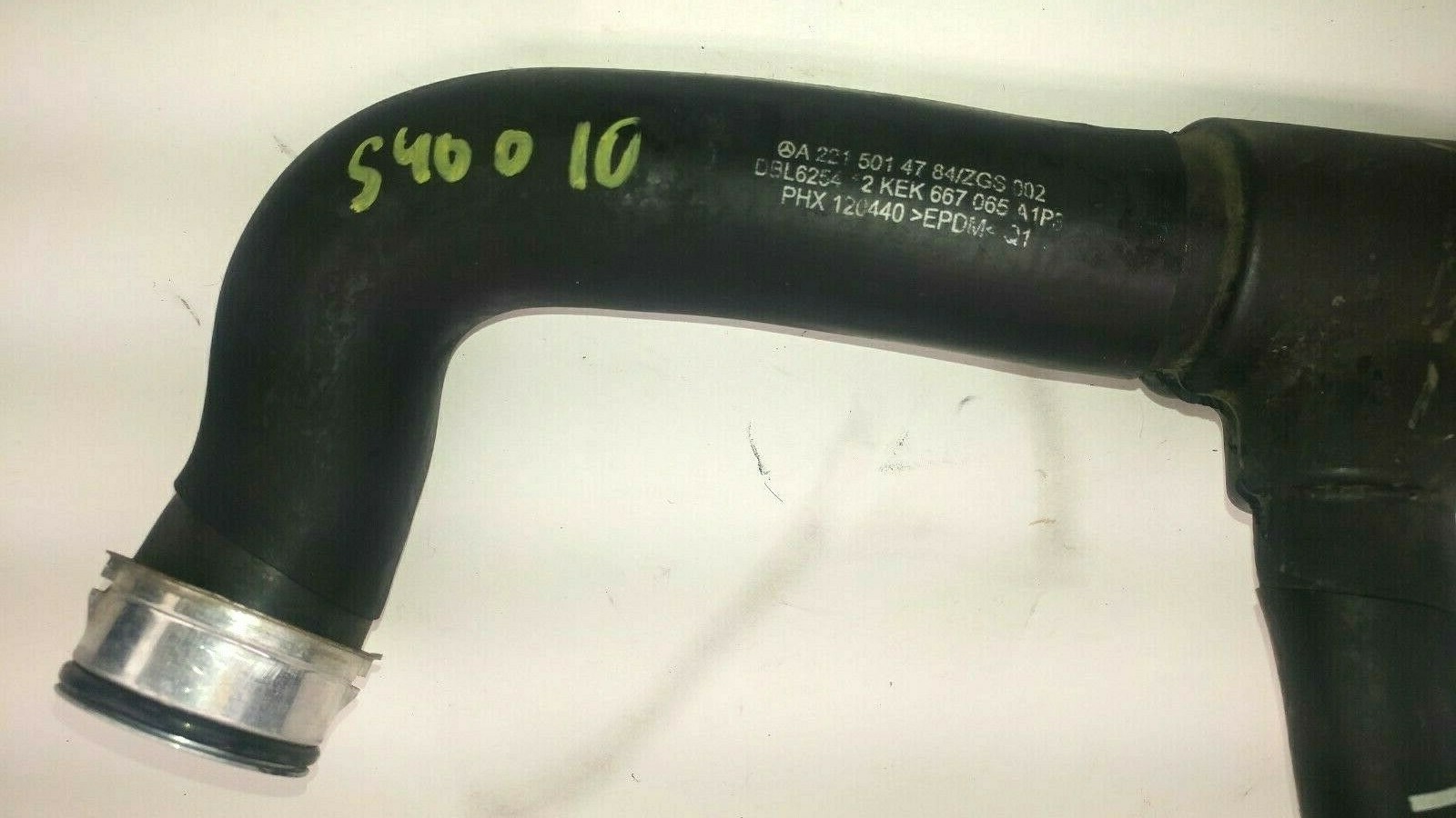 10-13 Mercedes W221 S400 Lower Radiator Cooling Hose Pipe 2215014784 ...