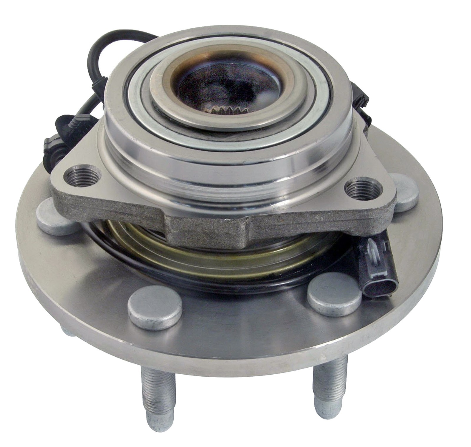 4WD Front Wheel Bearing + Hub Bolts for Chevy GMC Silverado Sierra 1500 ...