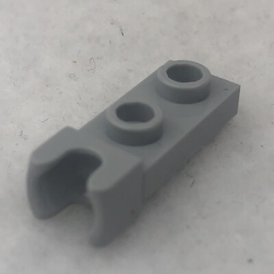 LEGO 14418 Light Bluish Gray Plate, Modified 1 x 2 W/ Small Tow Ball ...