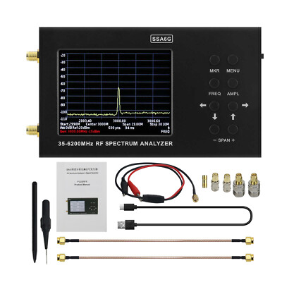 HamGeek SA6 6GHz Spectrum Analyzer Signal Generator Wi-Fi CDMA GSM Beidou GPR | eBay