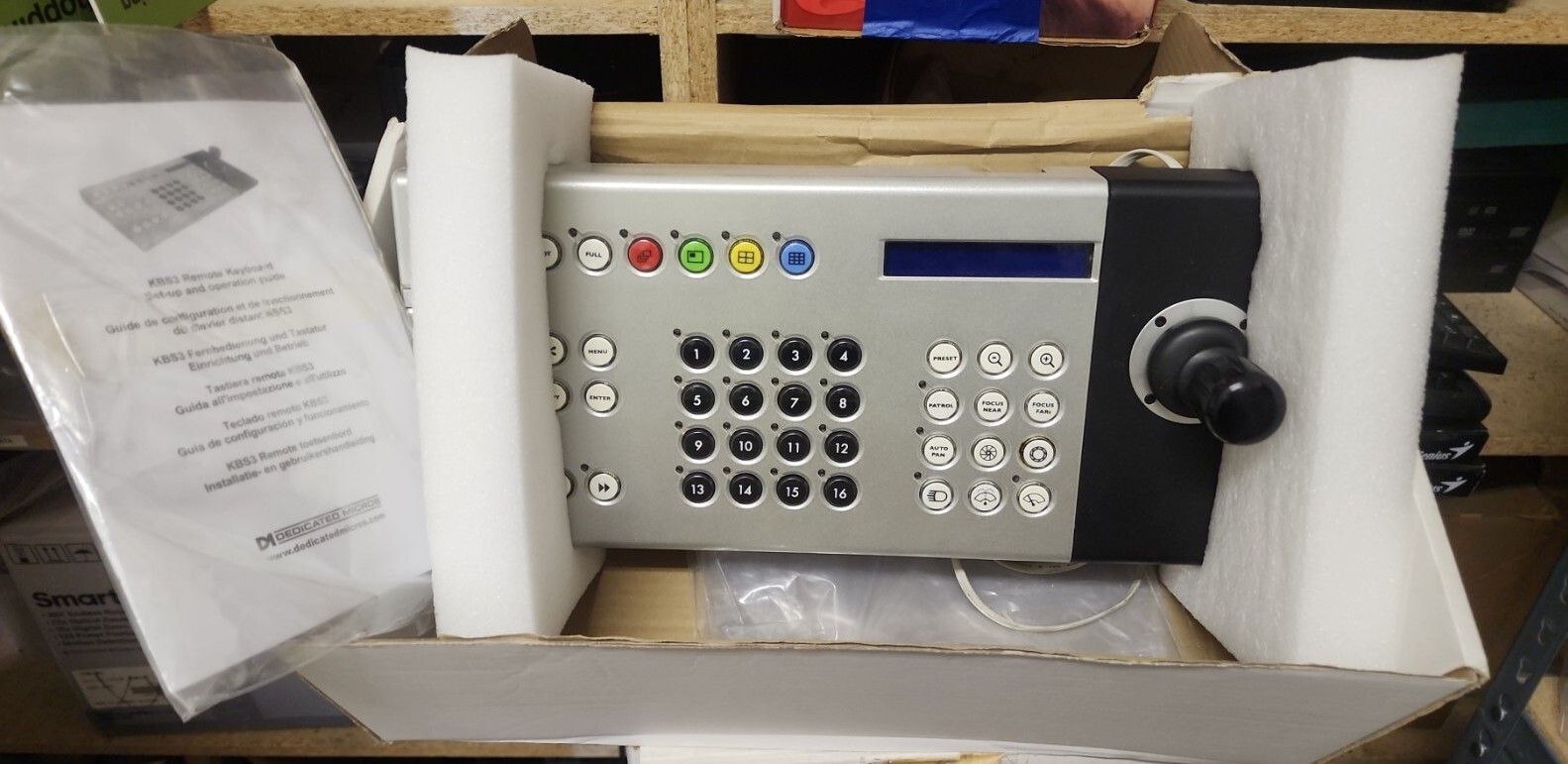 Dedicated Micros NetVu DM/KBS3 Video Controller CCTV Camera Keyboard ...