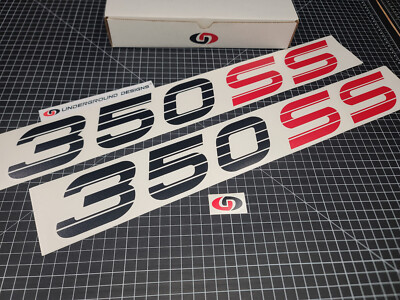 350 SS Truck Decals (2pk) Bedside Stickers Fits 90-93 Chevy Silverado ...