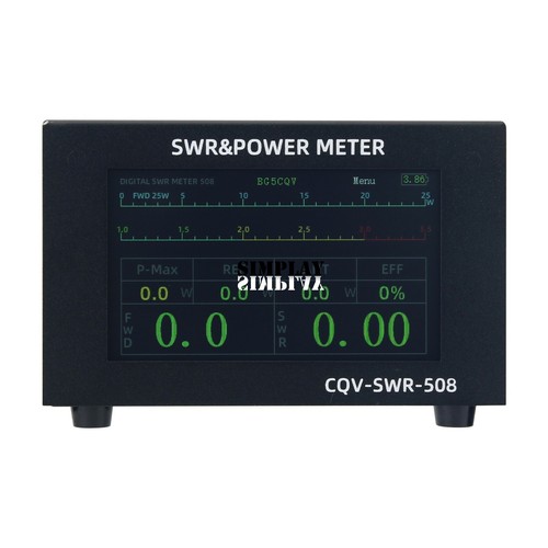 CQV-SWR-508 SWR & Power Meter Digital PWR SWR Meter with 4.3" Color ...