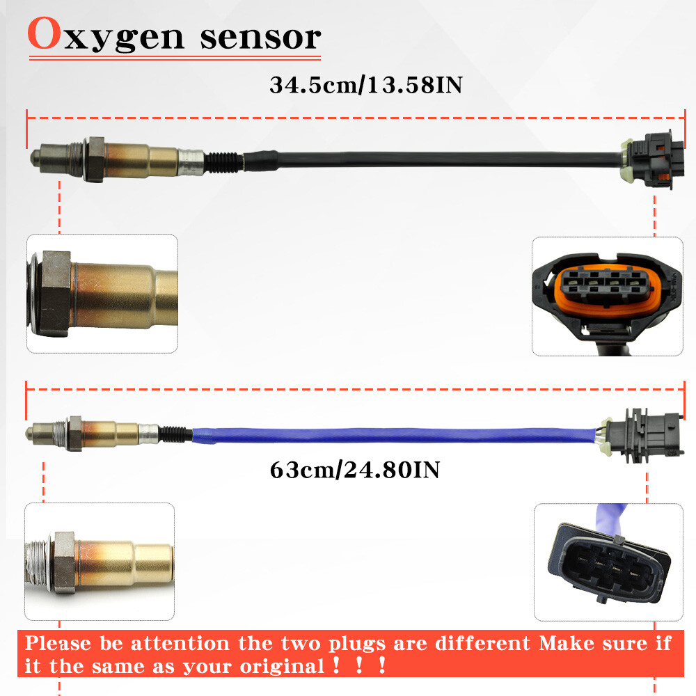 2PCS OXYGEN O2 SENSOR UPSTREAM & DOWNSTREAM For 2011-2015 CHEVROLET ...