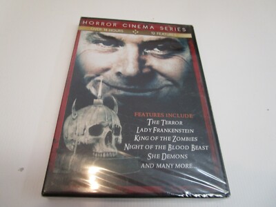 Horror Cinema: 12 Movie Pack (DVD, 2011, 2-Disc Set) Rare, Brand New ...