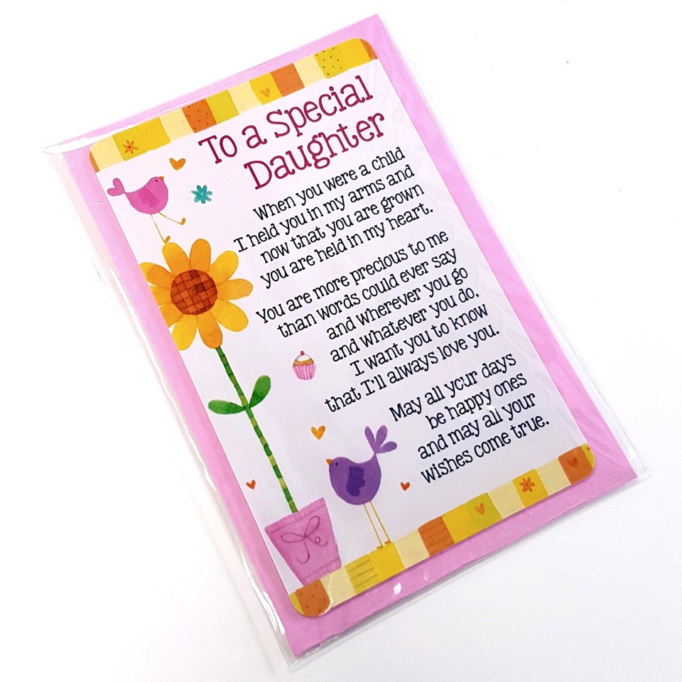Wallet Card Heartwarmers Keepsake Sentimental Inspirational Verse ...