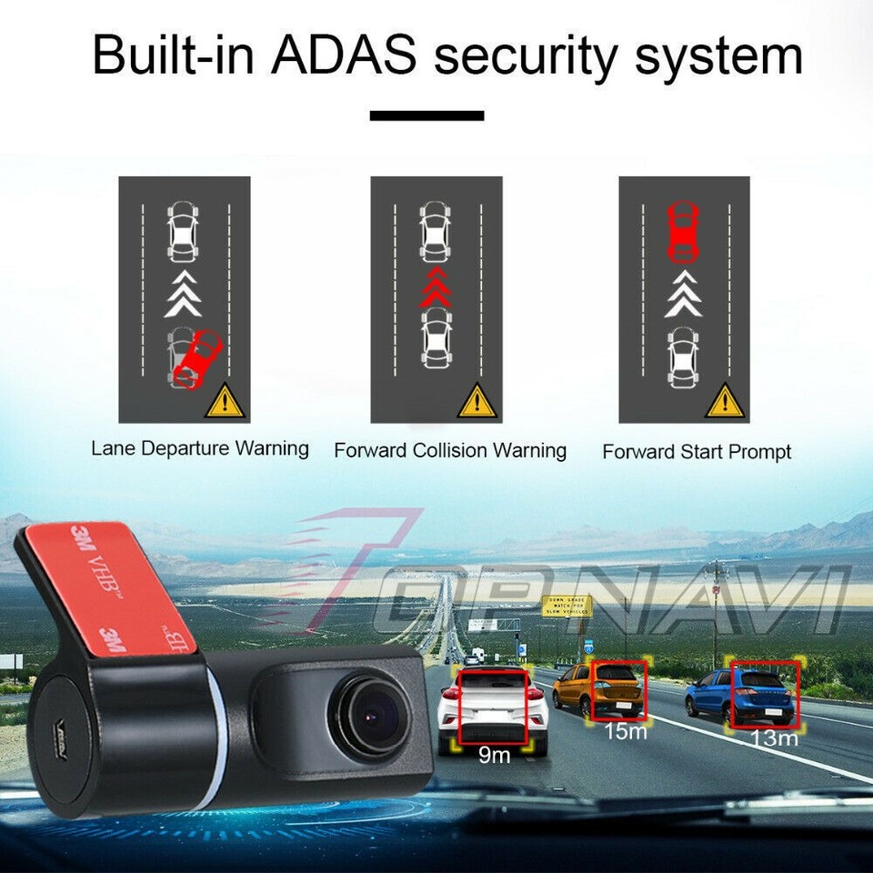 Front and Rear Camera Night Vision for Radio USB Car DVR Dash Cam Video ...