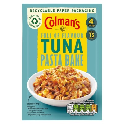 Colman's Tuna Pasta Bake Recipe Packet Mix 44g | eBay UK