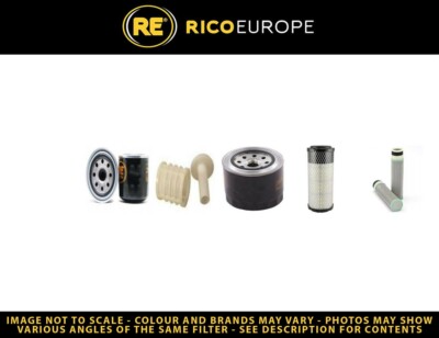 Filter Kit Fits KOBELCO SK35 SR-3 Air Oil Fuel w/Yanmar 3TNV88-P Eng ...