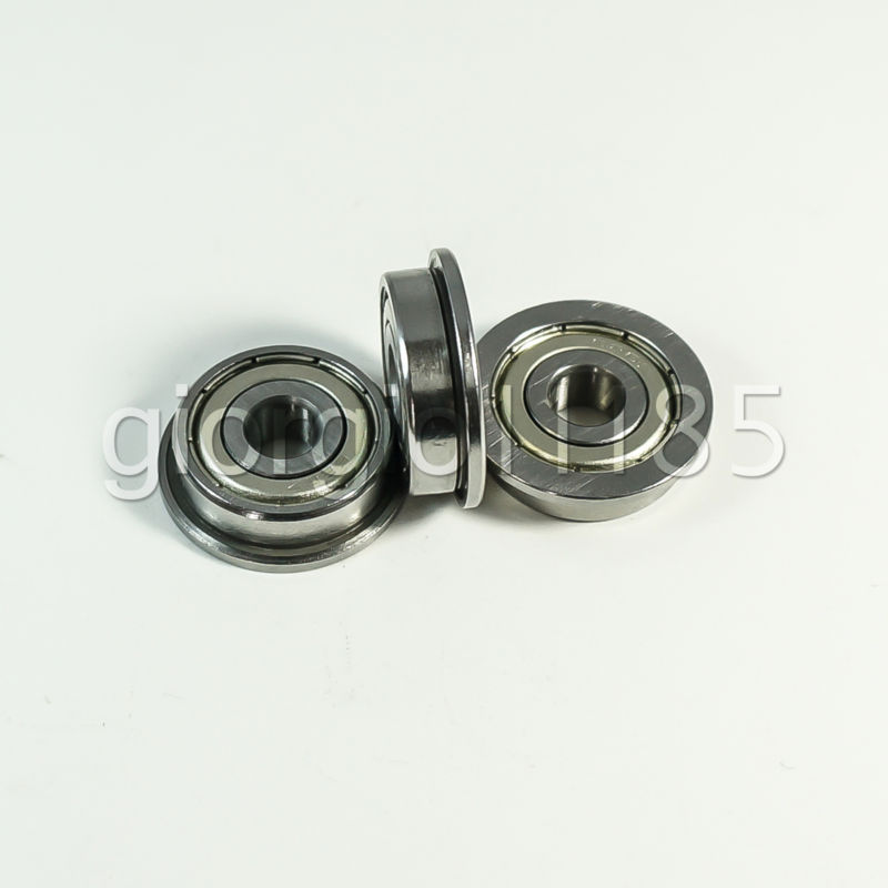 US Stock 10pcs F605zz Metal Double Shielded Flanged Ball Bearings 5 x ...