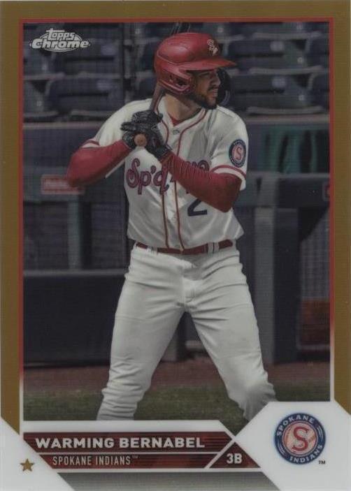 2023 Topps Pro Debut - Chrome Warming Bernabel #PDC-130 Gold Refractor ...